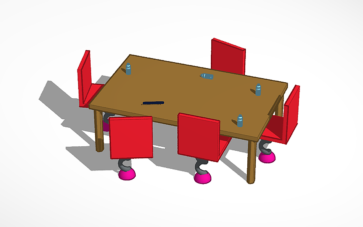 3D design Table Project | Tinkercad