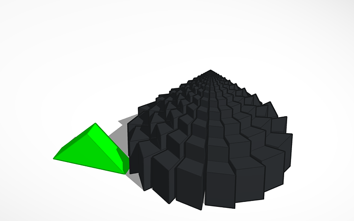 3D design triangle extrusion v1 - Tinkercad