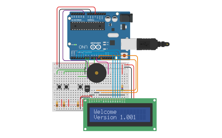 Circuit design Moulding Machine Advanced 1 (Switch-Case) - Tinkercad