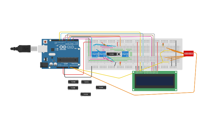 Circuit Design Ic Tester Tinkercad