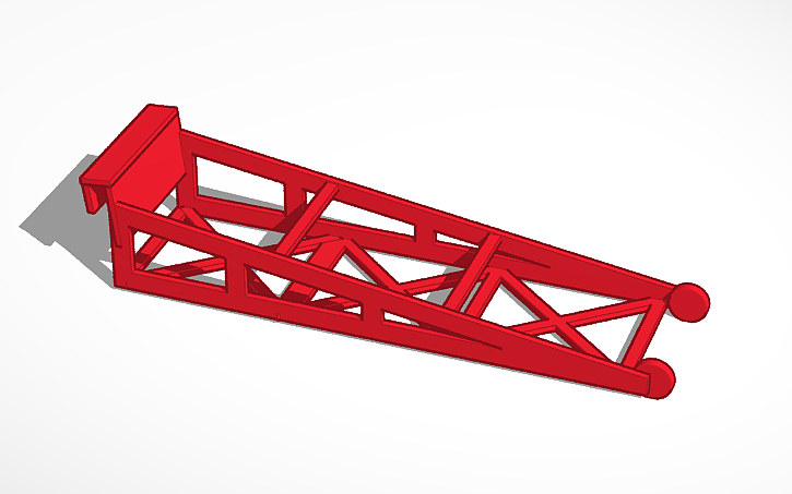 3D design wheelie Bars - Tinkercad
