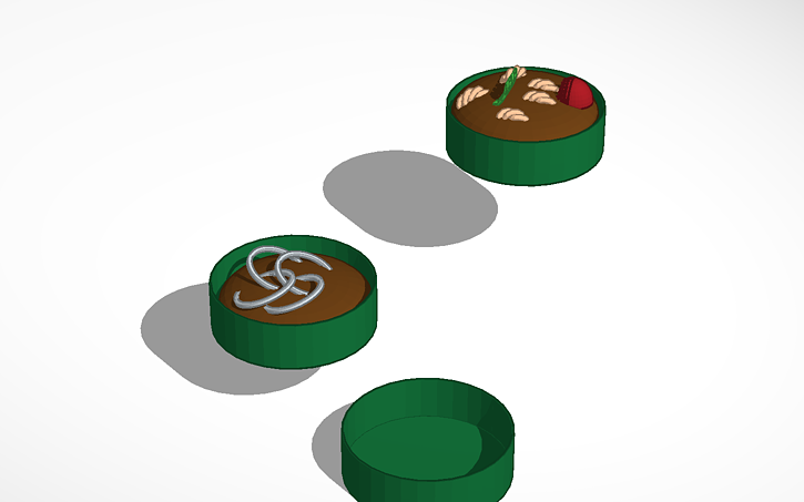 3D design worm farm - Tinkercad