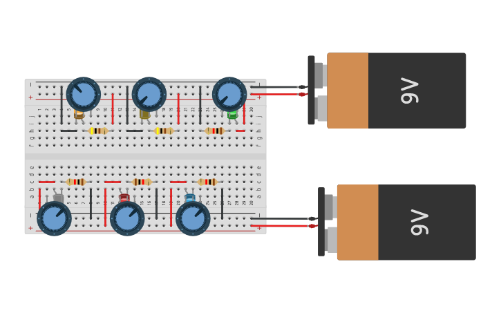 Circuit design circuit - Tinkercad