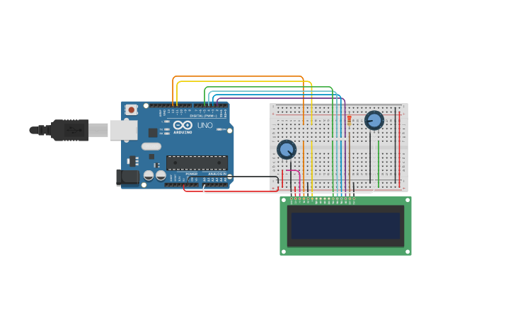 Circuit design 180040705- Blood Pressure Monitor system - Tinkercad