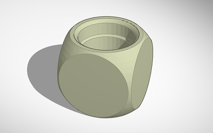 3D design mate perzonalizable - Tinkercad