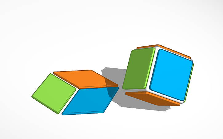 3D design iready cube/logo - Tinkercad