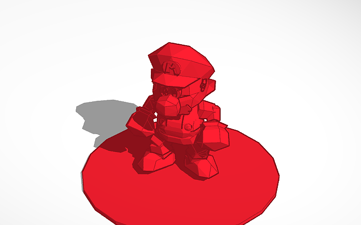 3D design Mario 64 - Tinkercad