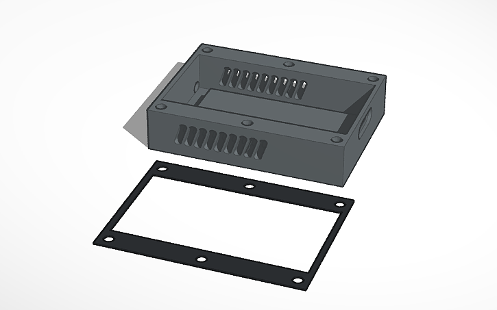3D design boite ESP32 - Tinkercad