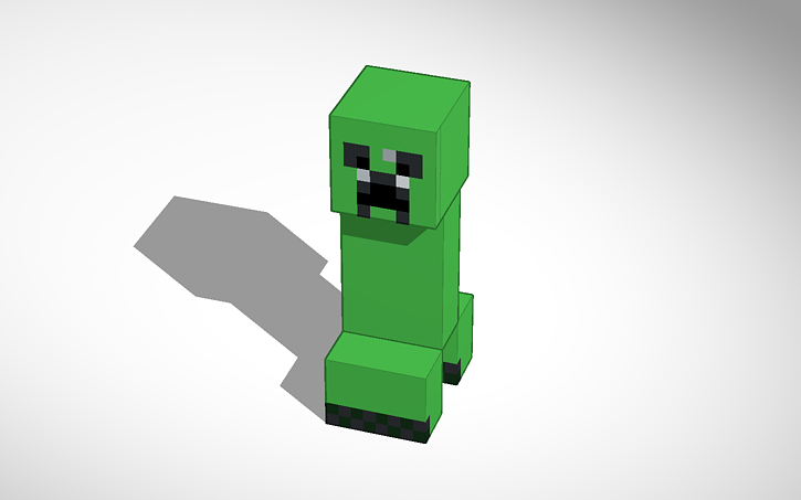 3D design Minecraft Creeper | Tinkercad