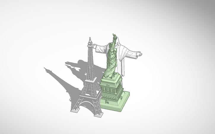 3D design monuments around the world - Tinkercad