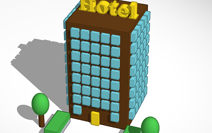 3D design Hotel | Tinkercad