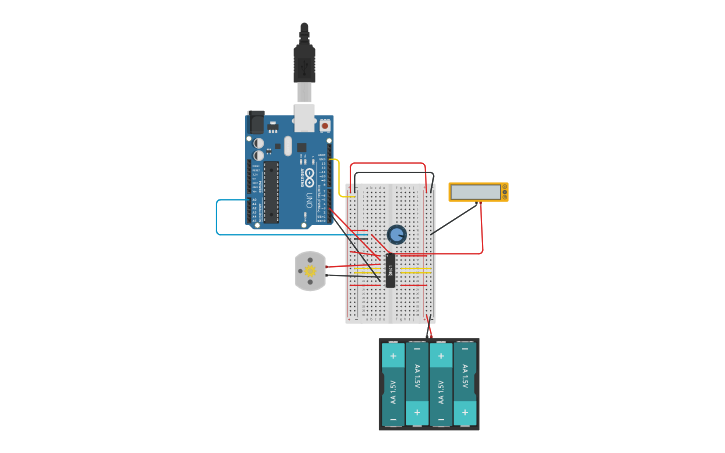 Circuit design Sensors - Tinkercad