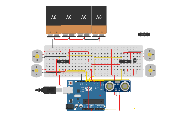 Circuit design ArduinoTask4 - Tinkercad