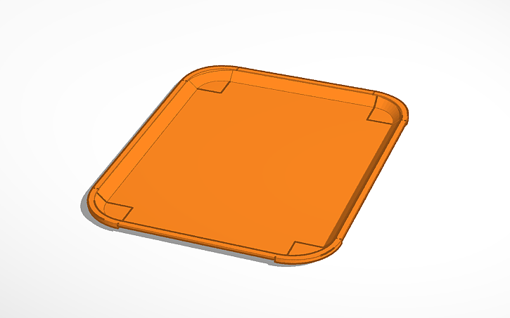 3D design Tray | Tinkercad