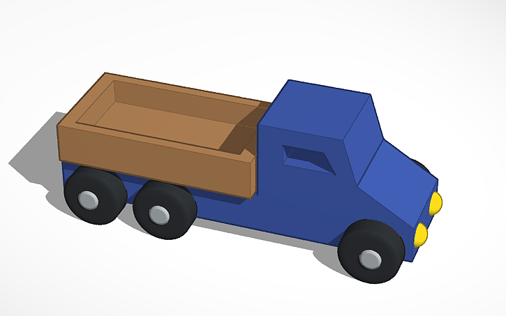 3D design Transport Truck - Tinkercad