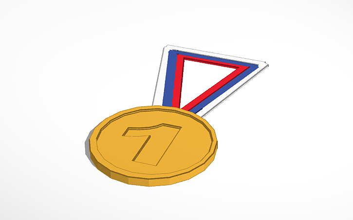 3D design Medal - Tinkercad