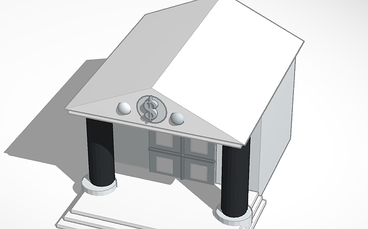 3D design Bank - Tinkercad