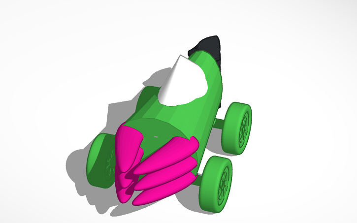 3D design Buggy Car - Tinkercad