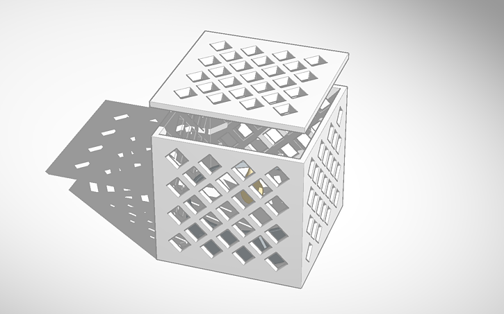 3D design LED TeaLight Candle Box | Tinkercad