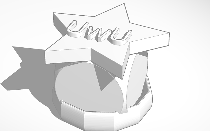 3D design UwU Machine - Tinkercad