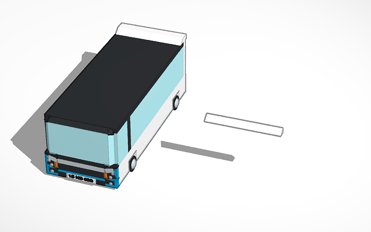 3D design BMC ototbüs - Tinkercad