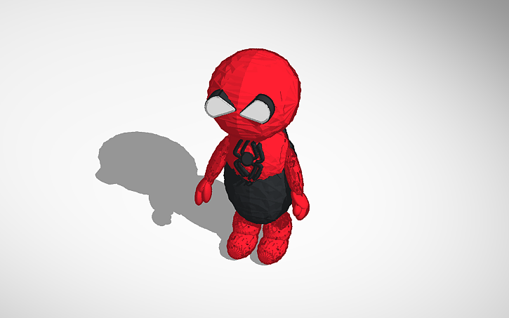 3D design SPIDER MAN - Tinkercad