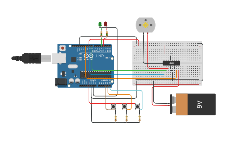 Circuit design Projet Partie Arduino | Tinkercad