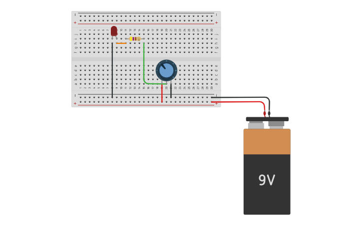 Circuit design TP 12 de Roció Salguero programación con Arduino | Tinkercad