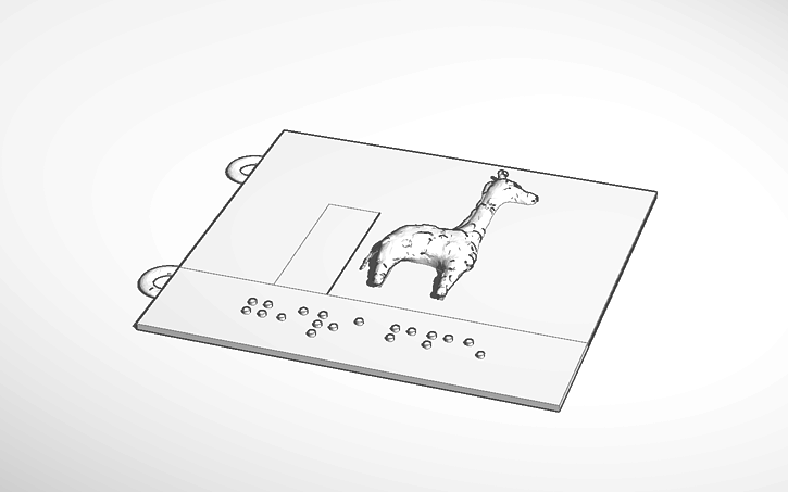 3D design NMS DEAR ZOO GIRAFFE - Tinkercad