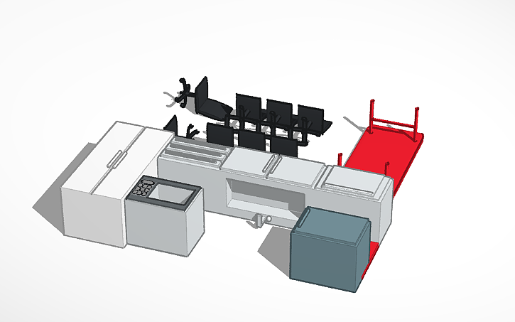 3D design 1-64 Breakroom complete set. - Tinkercad