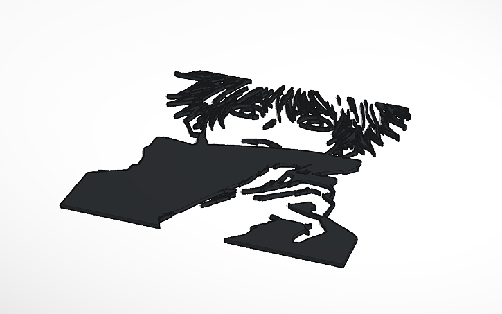 3D design Gojo Satoru - Tinkercad