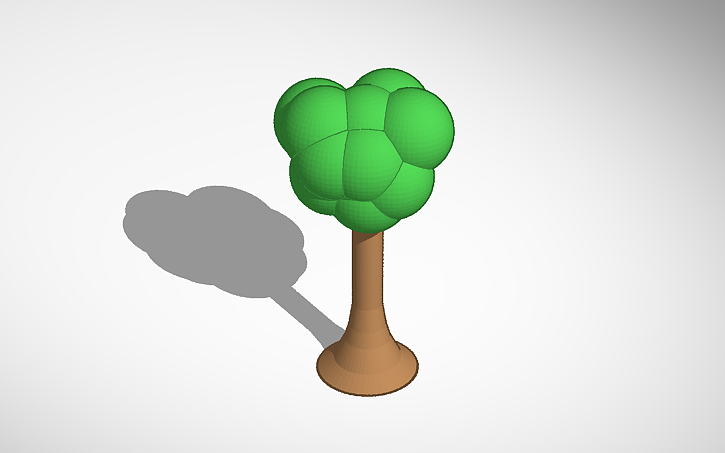 3D design tree - Tinkercad