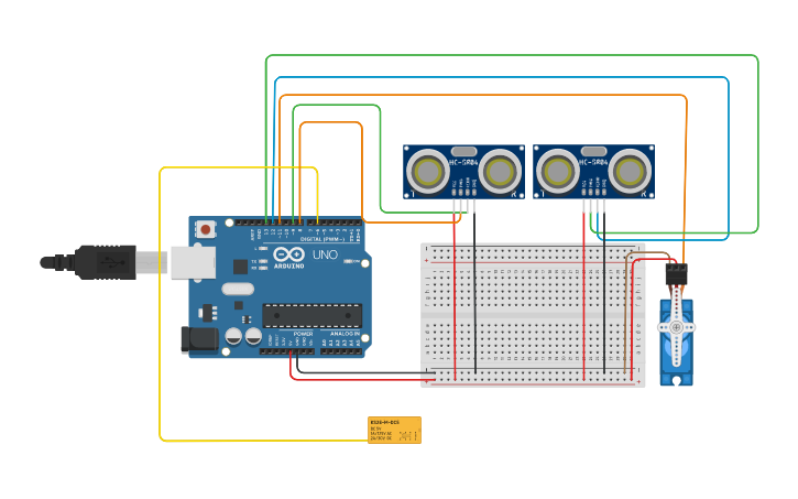 Circuit design ARDUINO TUBES - Tinkercad