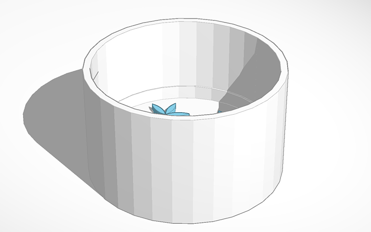 3D design flower candle thingy | Tinkercad