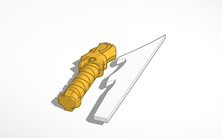 3D design phi blade - Tinkercad