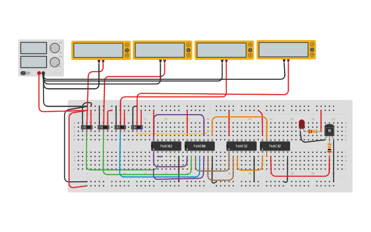 Circuit design ELEVADOR - Tinkercad