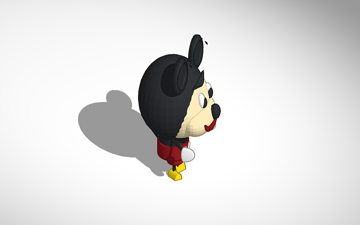 3D design Mickey | Tinkercad