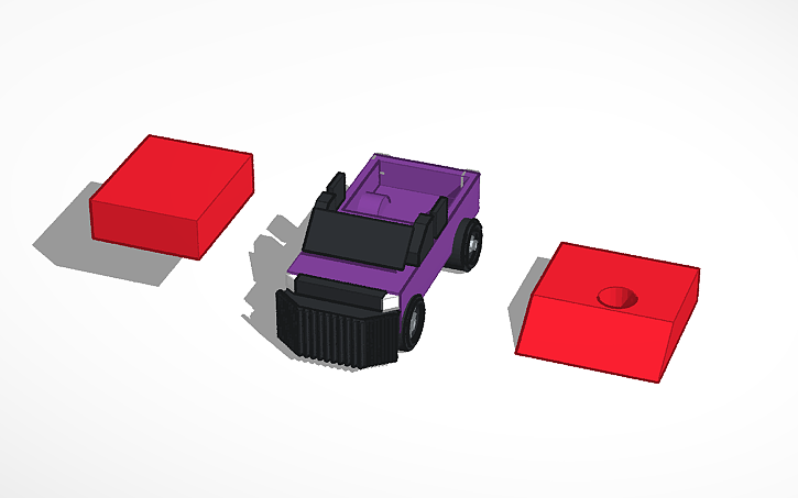 3D design car - Tinkercad