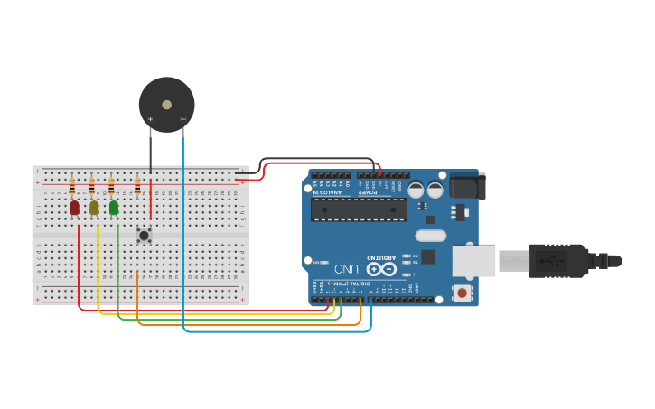 Circuit design CIRCUITO DE LA RAPID TX-90 - Tinkercad