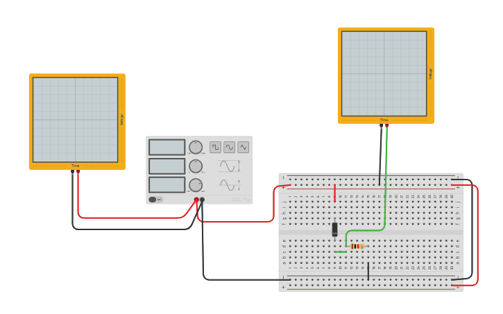 Circuit design diode - Tinkercad
