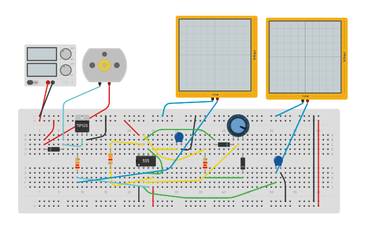Circuit Design 555 Dcmotor Speed Control Tinkercad