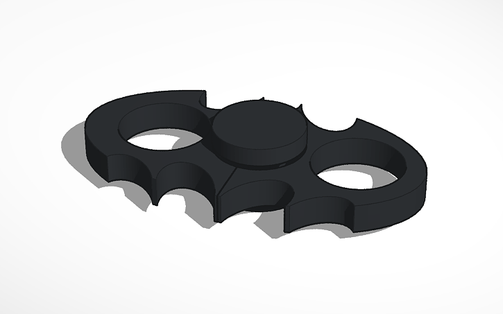 3D design Batman Fidget Spinner - Tinkercad