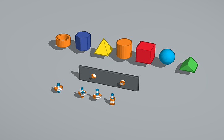 3D design Joint Component 3D elements 01 - Tinkercad