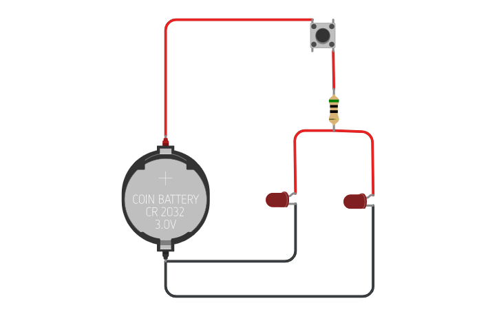 Circuit design Circuito Simples - Tinkercad