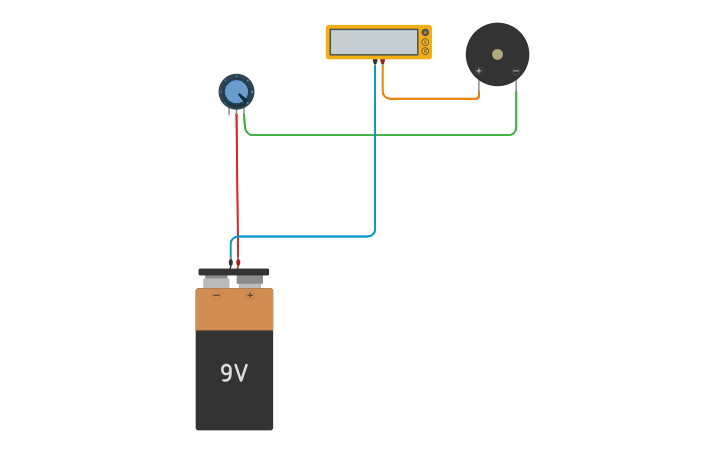 Circuit design Piezo - Tinkercad