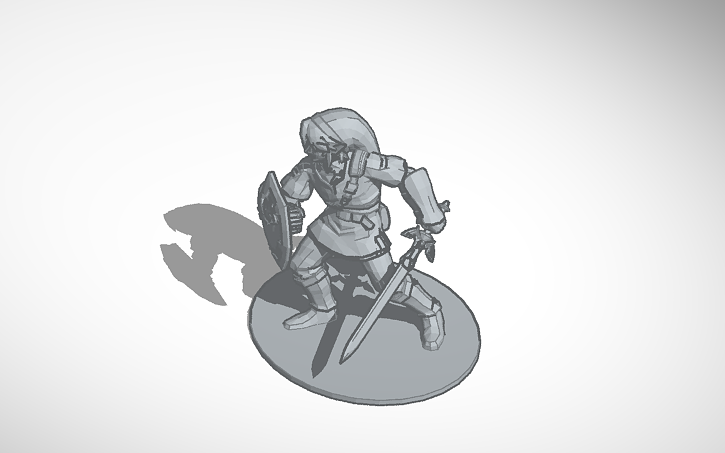 3D design Link (twilight princess) - Tinkercad