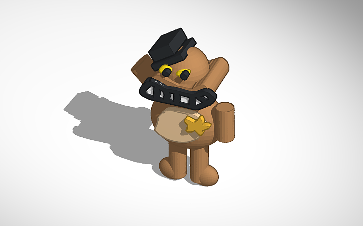 3D design Sheriff toadster | Tinkercad