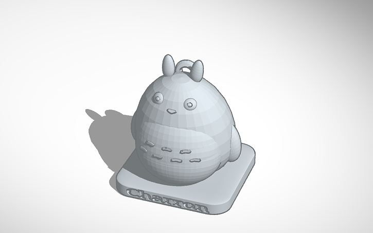 3D design Totoro - Tinkercad