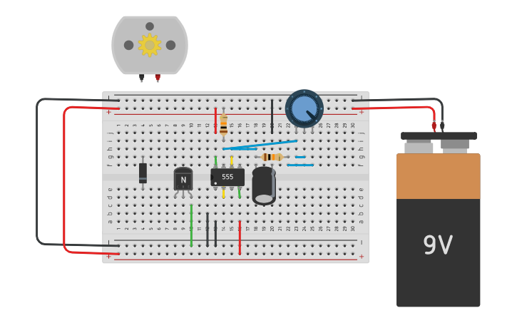 Circuit design Led Intermitente | Tinkercad