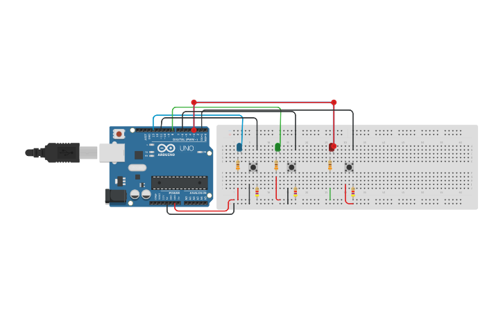 Circuit design PRACTICA CON ELSE - Tinkercad